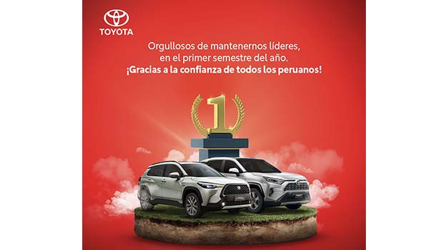 Toyota del Perú mantiene su liderazgo en ventas en el primer semestre ...