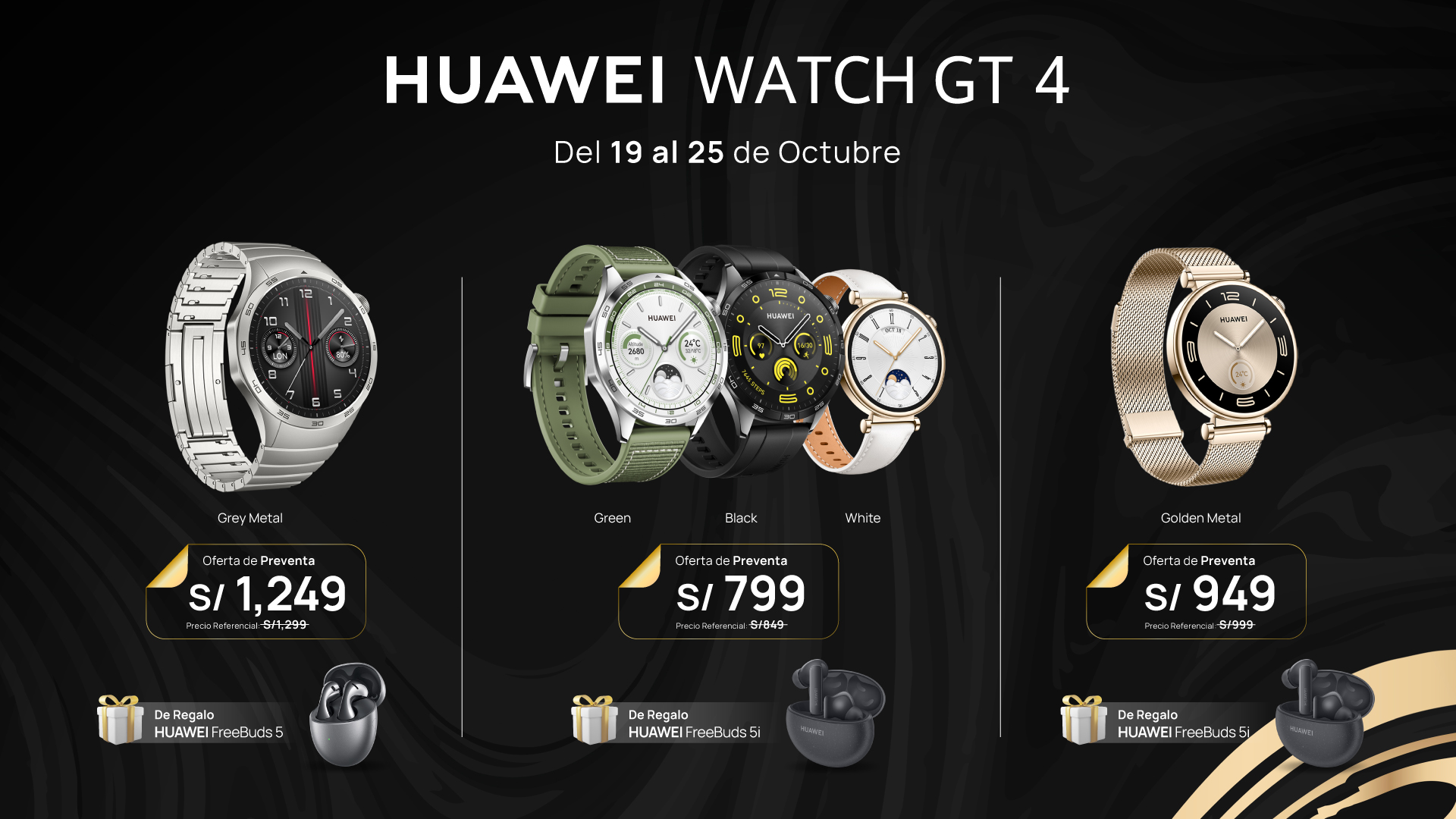 A una semana del lanzamiento global, el HUAWEI WATCH GT 4 ya está en el ...