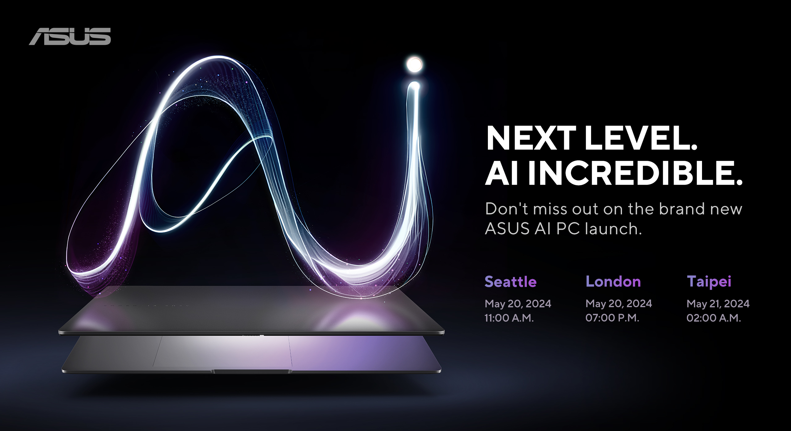 ASUS anuncia el evento de lanzamiento Next Level. AI Incredible en el ...