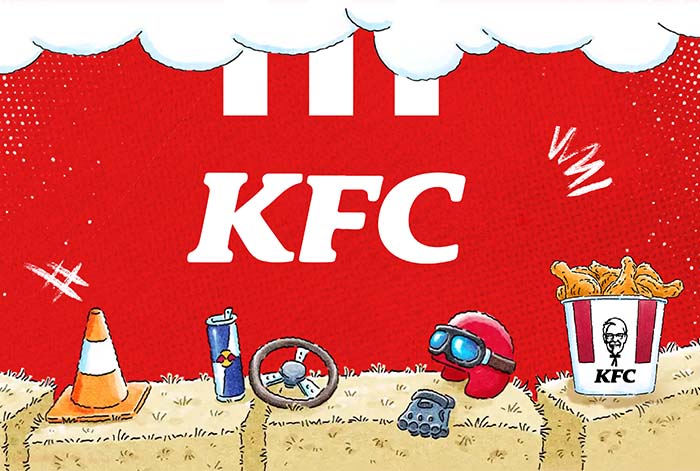 KFC se suma al“Red Bull Carros Locos” con un diseño 100% original ...