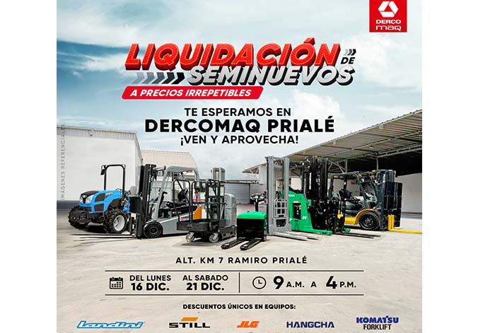 Dercomaq ofrecerá más de 100 equipos seminuevos a precio irresistible ...